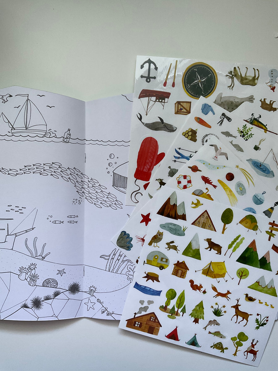 ALBUM DA COLORARE L’exploratour. – albero delle matite cartoleria creativa